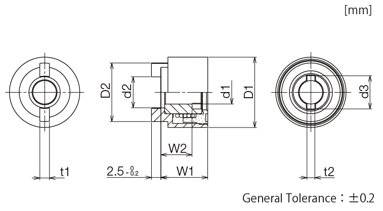 Spring friction torque limiter | TLD7-618-400W